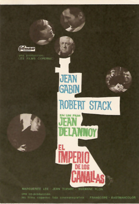 "EL IMPERIO DE LOS CANALLAS" MOVIE POSTER - "LE SOLEIL DES VOYOUS" MOVIE POSTER