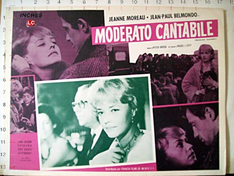 "MODERATO CANTABILE" MOVIE POSTER - "MODERATO CANTABILE" MOVIE POSTER