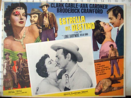 "ESTRELLA DEL DESTINO" MOVIE POSTER - "LONE STAR" MOVIE POSTER