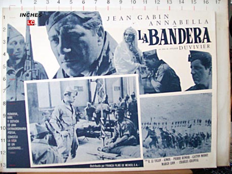 "LA BANDERA" MOVIE POSTER - "LA BANDERA" MOVIE POSTER