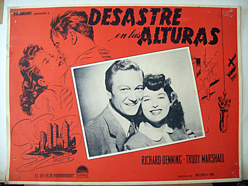 "DESASTRE EN LAS ALTURAS " MOVIE POSTER - "DISASTER" MOVIE POSTER