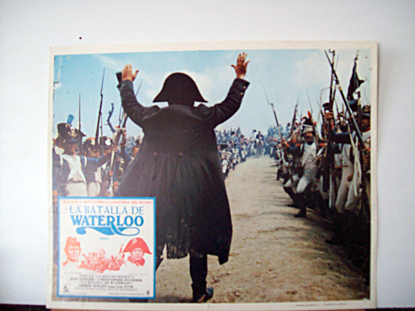 "LA BATALLA DE WATERLOO" MOVIE POSTER - "WATERLOO" MOVIE POSTER