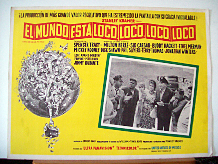 "MUNDO ESTA LOCO, LOCO, LOCO, EL" MOVIE POSTER - "IT'S A MAD, MAD, MAD ...