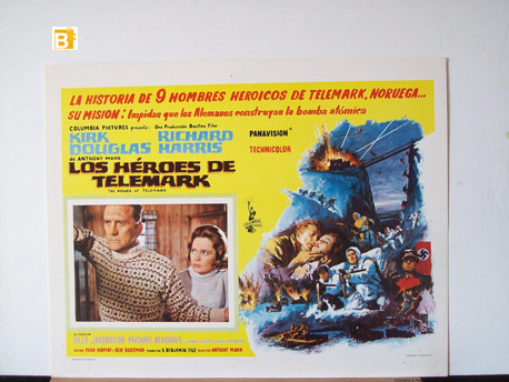 "HEROES DE TELEMARK, LOS" MOVIE POSTER - "THE HEROES OF TELEMARK" MOVIE ...