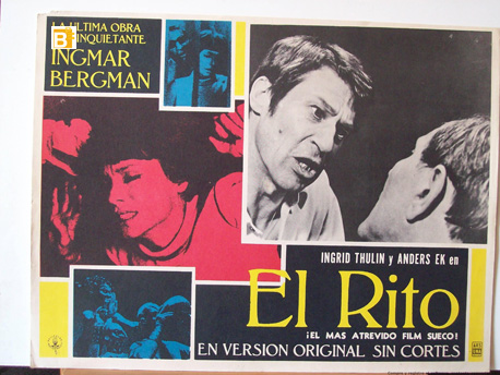"RITE, THE (EL RITO)" MOVIE POSTER - "RITTERNA" MOVIE POSTER