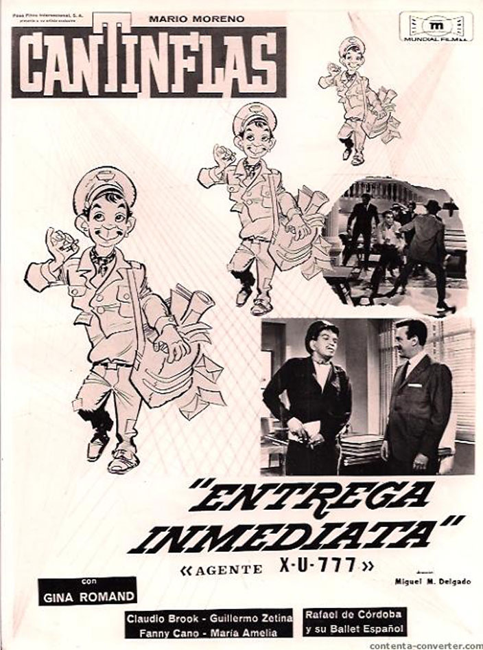 "ENTREGA INMEDIATA" MOVIE POSTER - "ENTREGA INMEDIATA" MOVIE POSTER