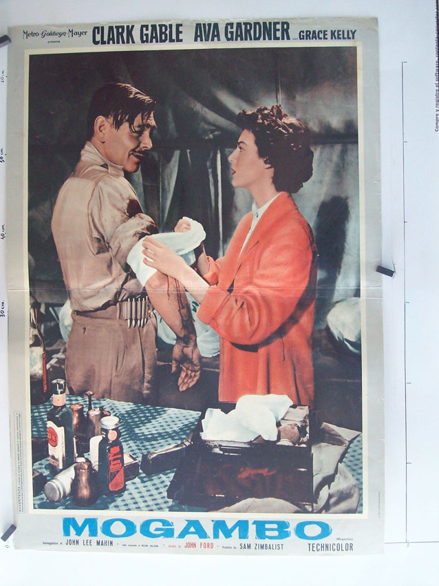 Manifesto Di Mogambo Locandina Del Cinema La Valle Delle Ombre. Miguel