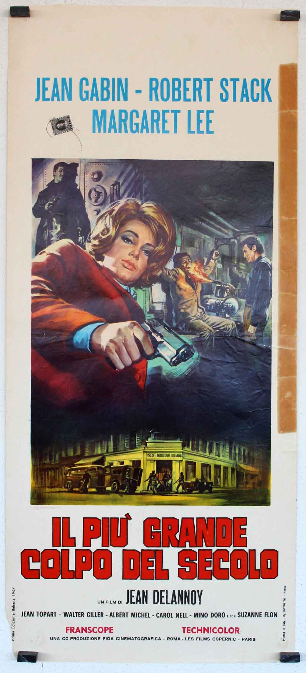 "IL PIU GRANDE COLPO DEL SECOLO" MOVIE POSTER - "LE SOLEIL DES VOYOUS" MOVIE POSTER