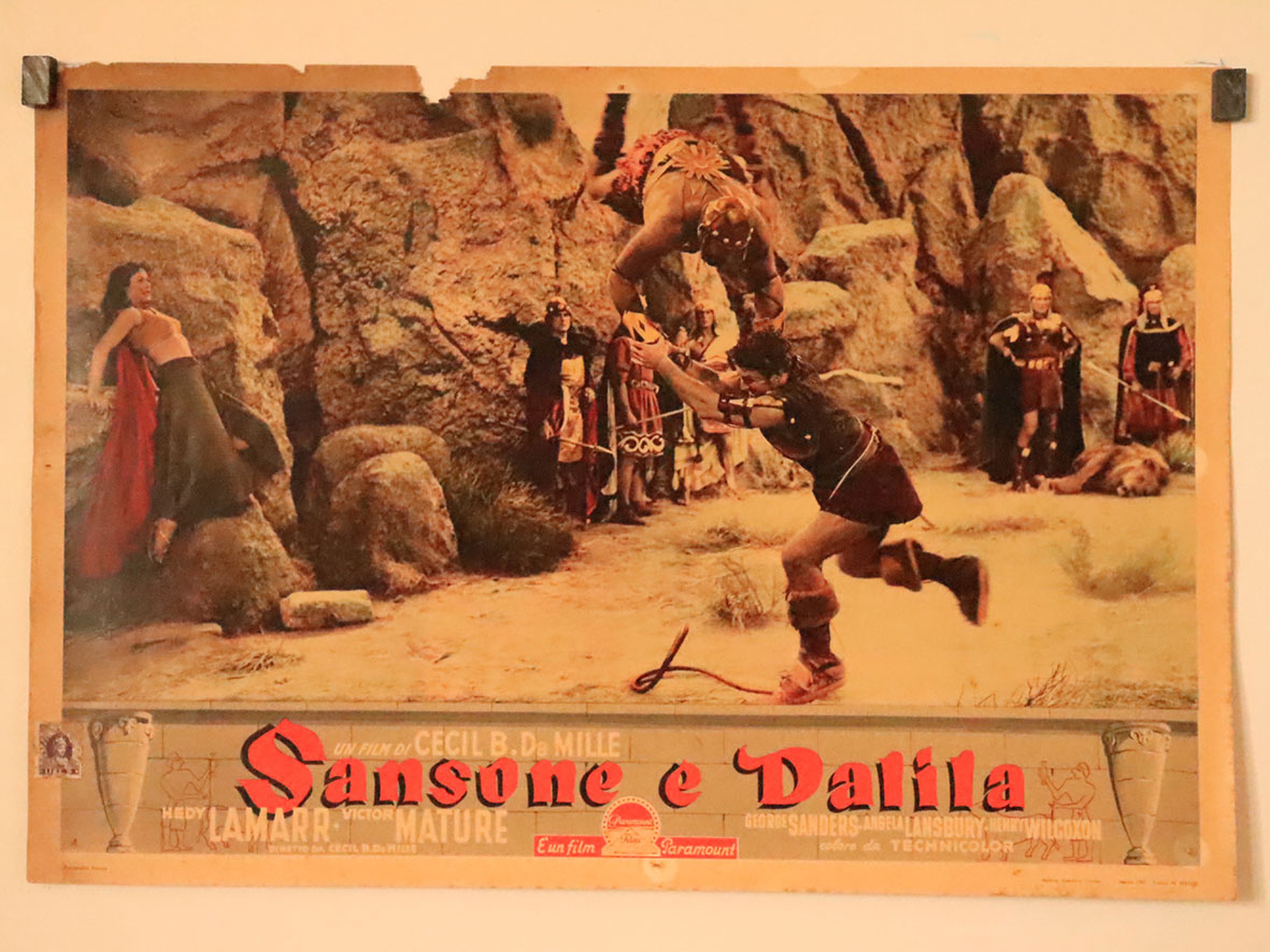"SANSONE E DALILA" MOVIE POSTER - "SAMSON AND DELILAH" MOVIE POSTER