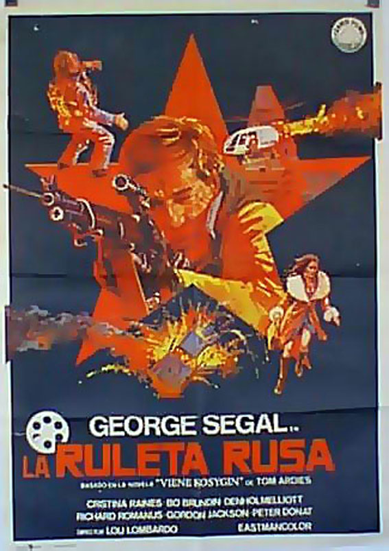 "RULETA RUSA, LA" MOVIE POSTER - "RUSSIAN ROULETTE" MOVIE POSTER