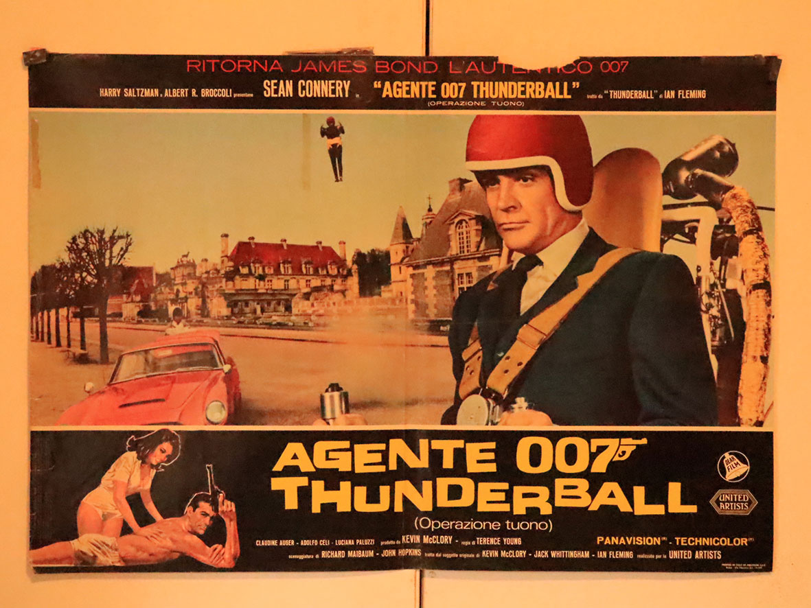 "AGENTE 007 THUNDERBALL " MOVIE POSTER - "THUNDERBALL" MOVIE POSTER