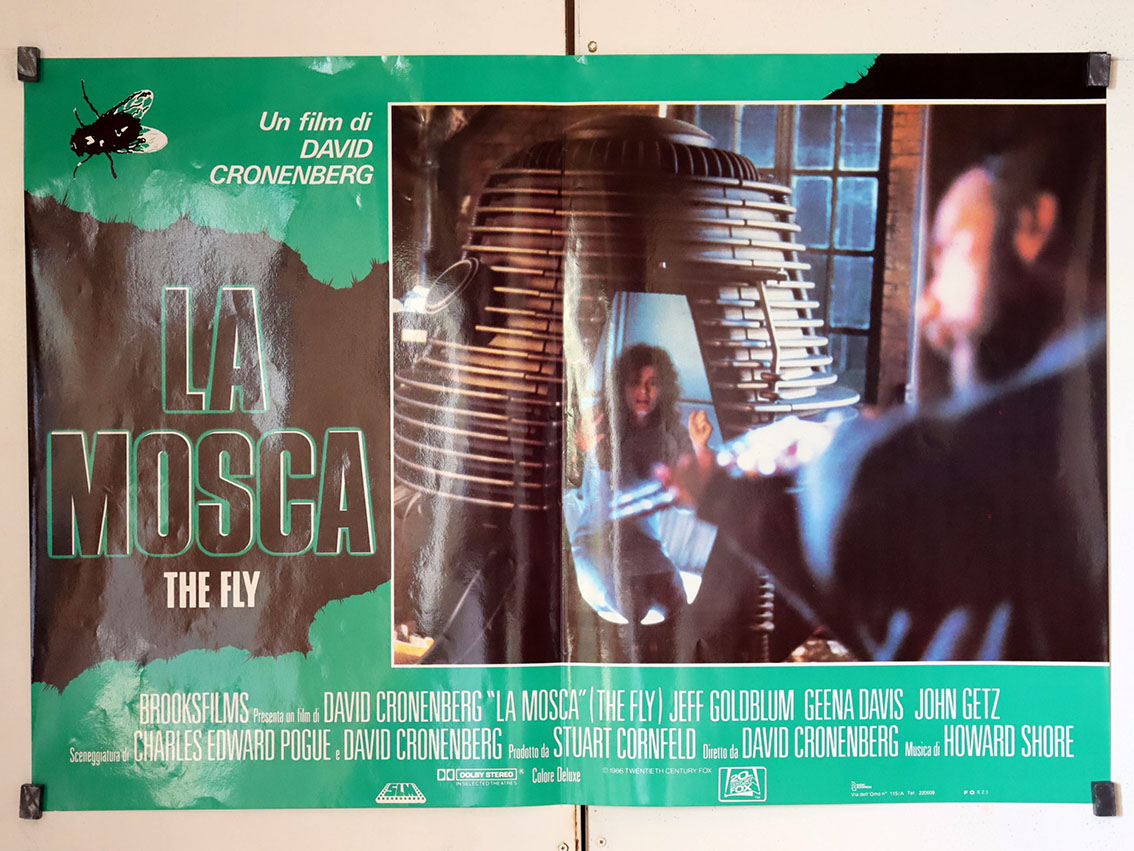 "LA MOSCA" MOVIE POSTER - "THE FLY" MOVIE POSTER