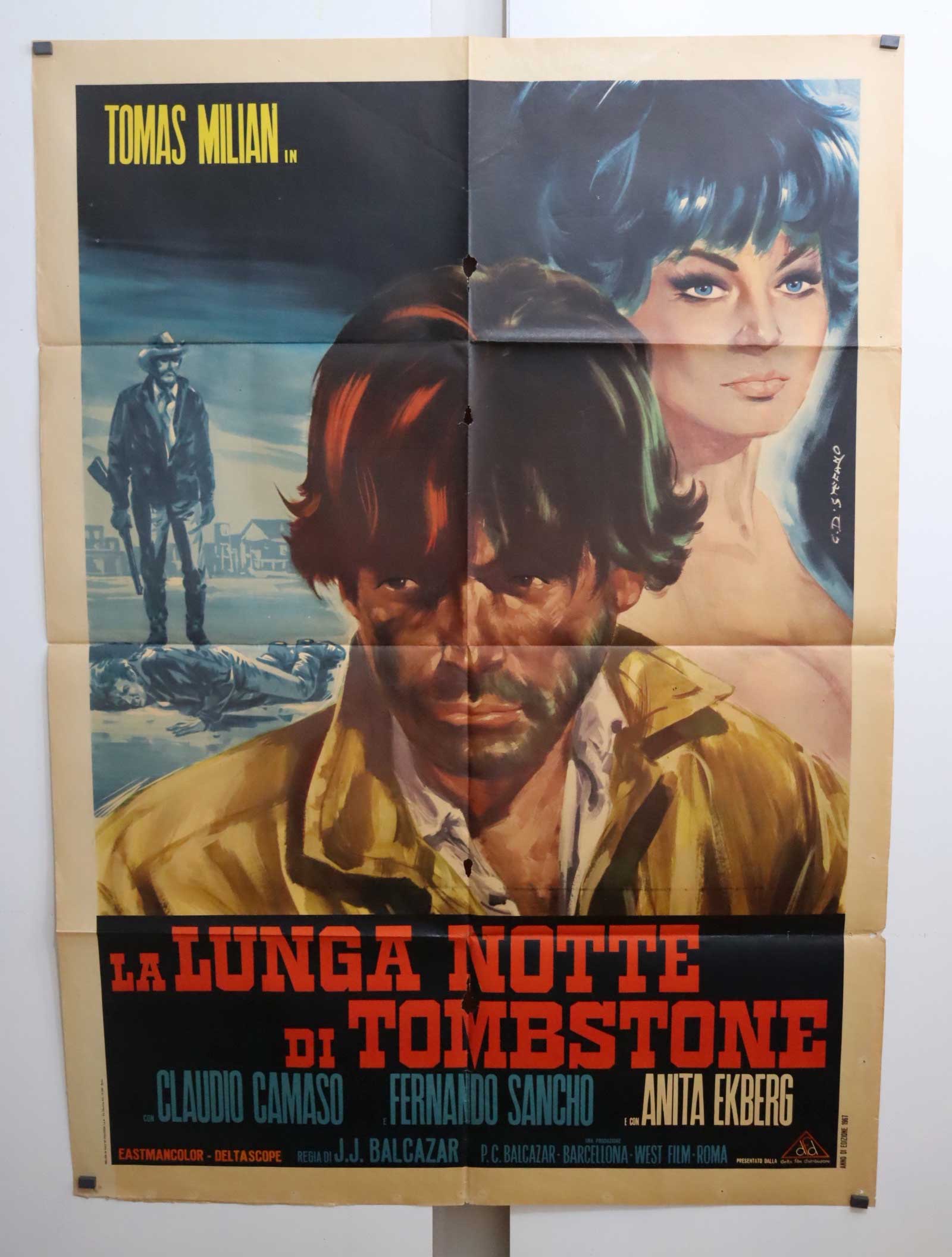 "LA LUNGI NOTTE DI TOMBSTONE" MOVIE POSTER - "LA LUNGI NOTTE DI TOMBSTONE" MOVIE POSTER