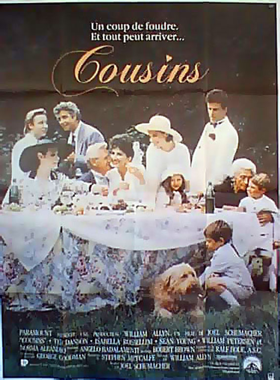 "COUSINS" MOVIE POSTER - "COUSINS" MOVIE POSTER