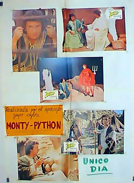 "MONTY - PYTHON" MOVIE POSTER - "MONTY PYTHON LIVE AT THE HOLLYWOOD ...