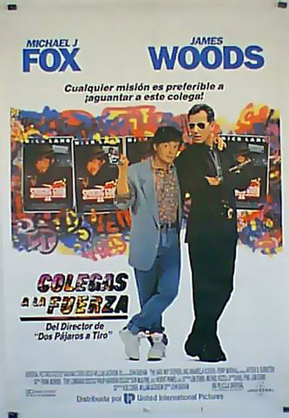 "COLEGAS A LA FUERZA" MOVIE POSTER - "THE HARD WAY" MOVIE POSTER