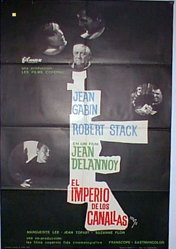 "IMPERIO DE LOS CANALLAS, EL" MOVIE POSTER - "LE SOLEIL DES VOYOUS" MOVIE POSTER