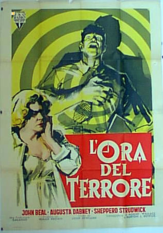 "ORA DEL TERRORE, L'" MOVIE POSTER - "THAT NIGHT!" MOVIE POSTER