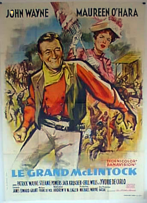 "GRAND MCLINTOCK, LE" MOVIE POSTER - "MCLINTOCK" MOVIE POSTER