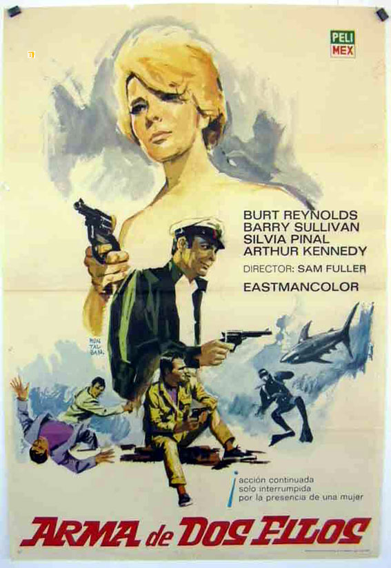 "ARMA DE DOS FILOS" MOVIE POSTER - "SHARK!" MOVIE POSTER