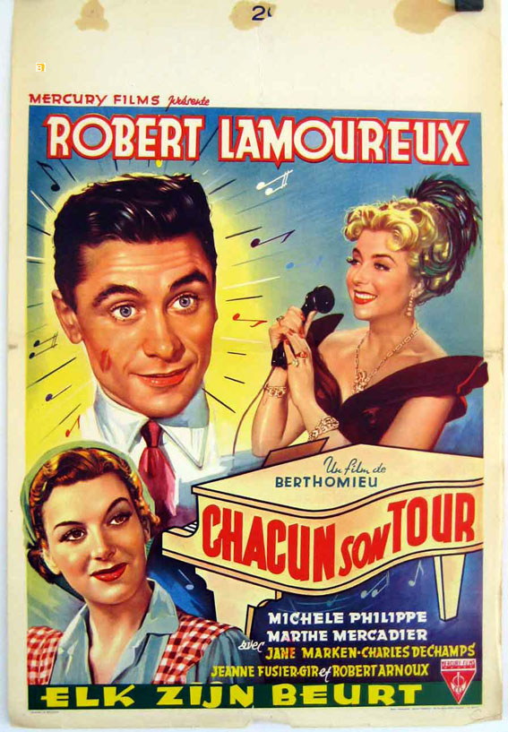 "CHACUN SON TOUR" MOVIE POSTER - "CHACUN SON TOUR" MOVIE POSTER