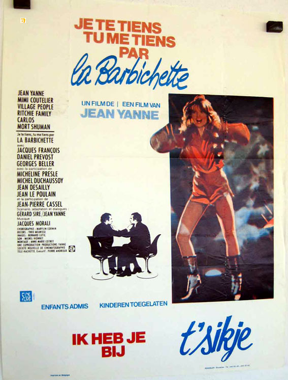 "BARBICHETTE, LA" MOVIE POSTER - "JE TE TIENS, TU ME TIENS PAR LA BARBICHETTE" MOVIE POSTER