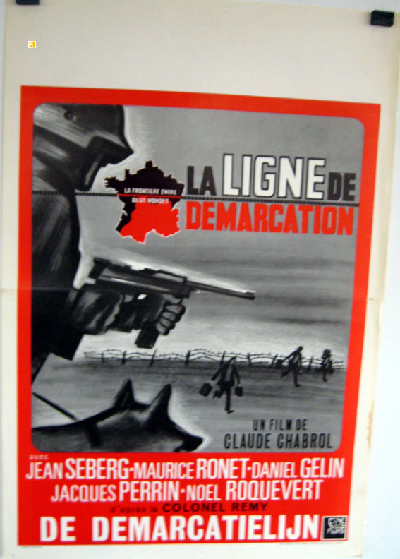 "LIGNE DE DEMARCATION, LA" MOVIE POSTER - "LA LIGNE DE DEMARCATION" MOVIE POSTER