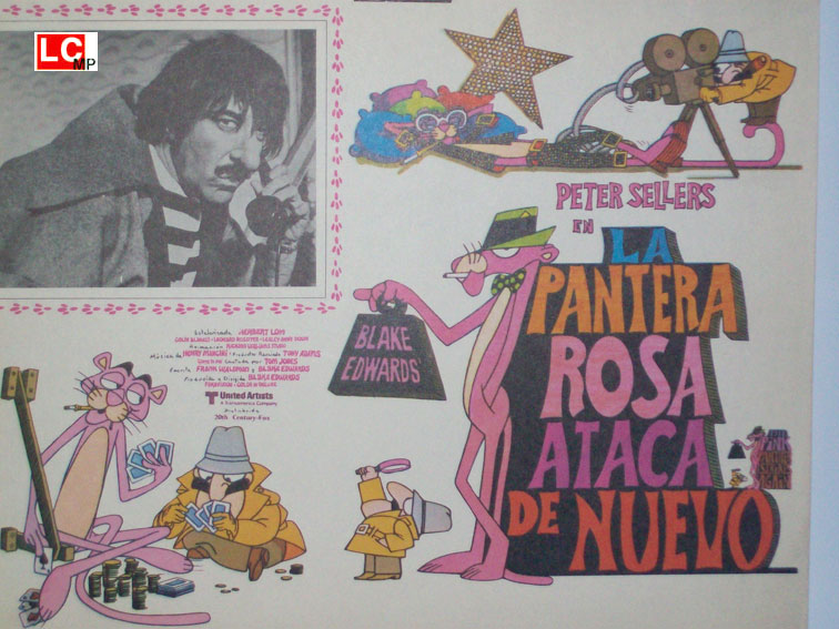 "LA PANTERA ROSA ATACA DE NUEVO" MOVIE POSTER - "THE PINK PANTER ...