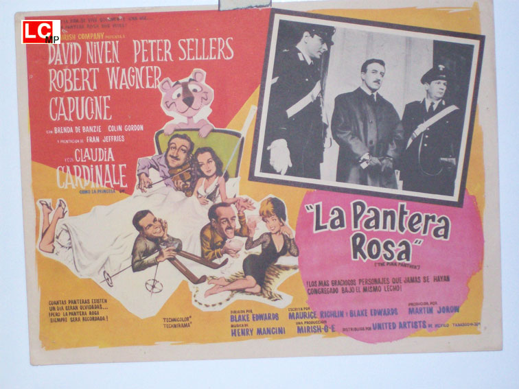 "PANTERA ROSA, LA" MOVIE POSTER - "THE PINK PANTHER" MOVIE POSTER