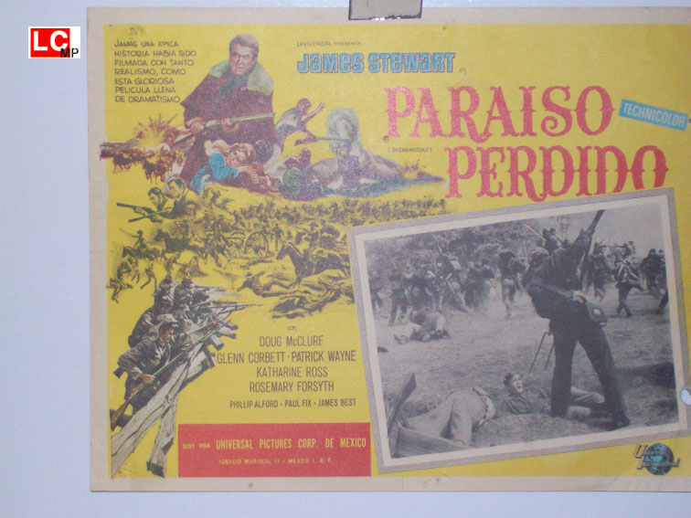 "PARAISO PERDIDO" MOVIE POSTER - "SHENANDOAH" MOVIE POSTER