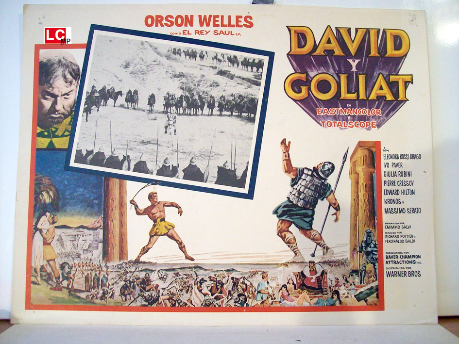 "DAVID E GOLIA" MOVIE POSTER - "DAVID E GOLIAT" MOVIE POSTER