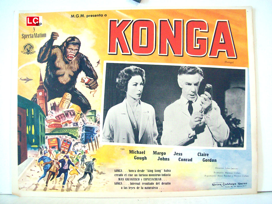 "KONGA" MOVIE POSTER - "KONGA" MOVIE POSTER