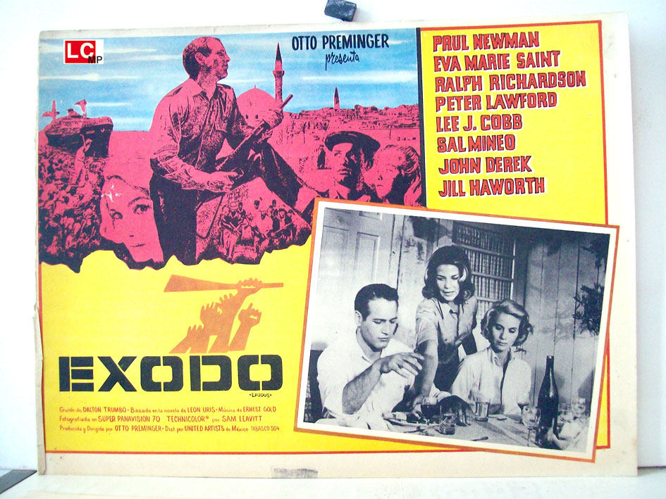 "EXODO" MOVIE POSTER - "EXODUS" MOVIE POSTER