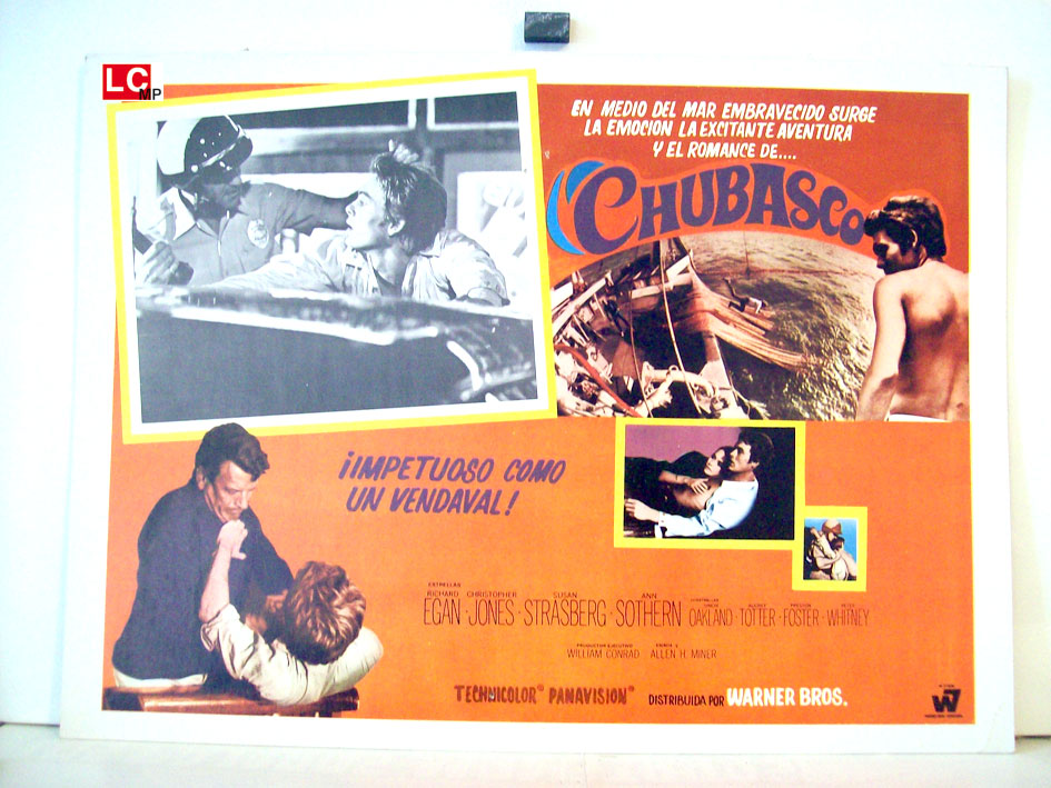 "CHUBASCO" MOVIE POSTER - "CHUBASCO" MOVIE POSTER