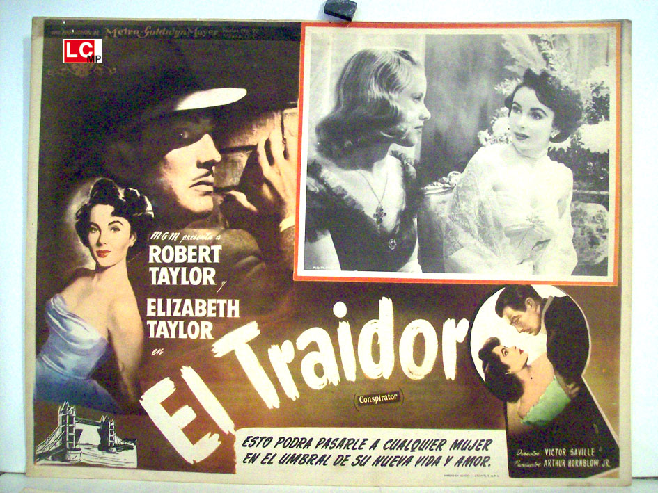 "EL TRAIDOR" MOVIE POSTER - "CONSPIRATOR" MOVIE POSTER