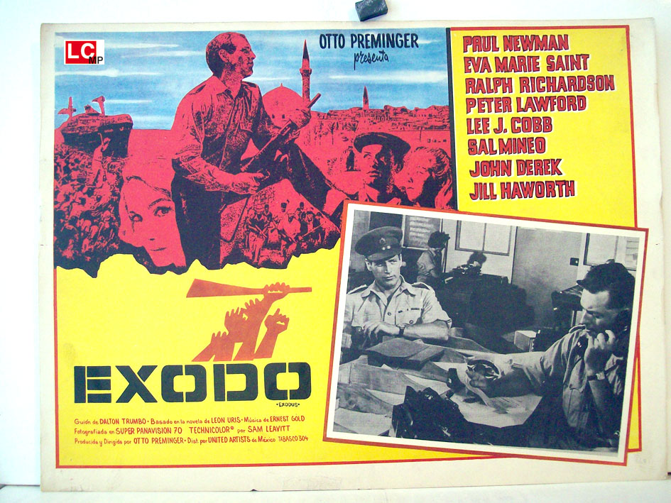 "EXODO" MOVIE POSTER - "EXODUS" MOVIE POSTER