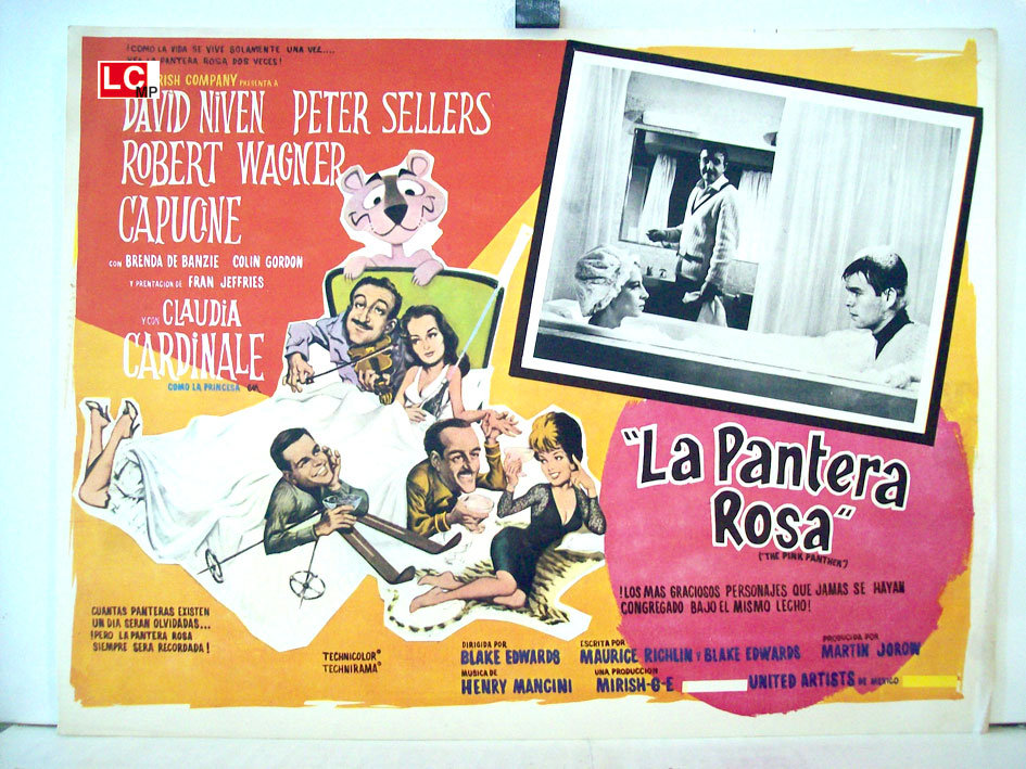 "PANTERA ROSA, LA" MOVIE POSTER - "THE PINK PANTHER" MOVIE POSTER