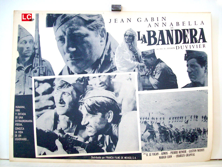 "BANDERA, LA" MOVIE POSTER - "LA BANDERA" MOVIE POSTER