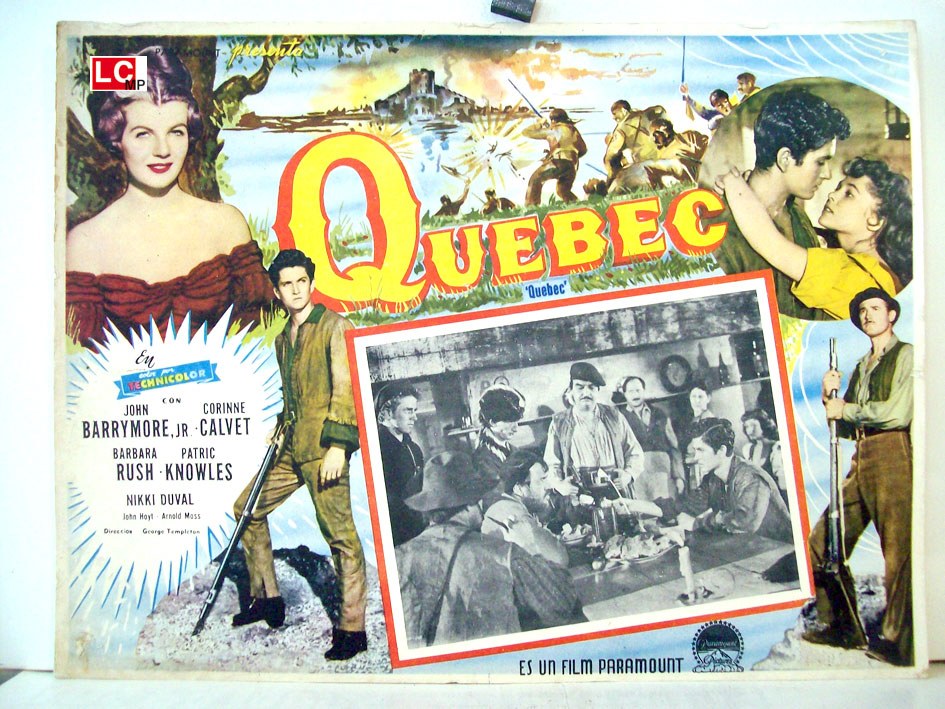 "QUEBEC" MOVIE POSTER - "QUEBEC" MOVIE POSTER