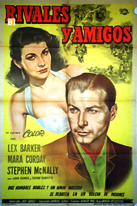 "RIVALES Y AMIGOS" MOVIE POSTER - "THE MAN FROM BITTER RIDGE" MOVIE POSTER