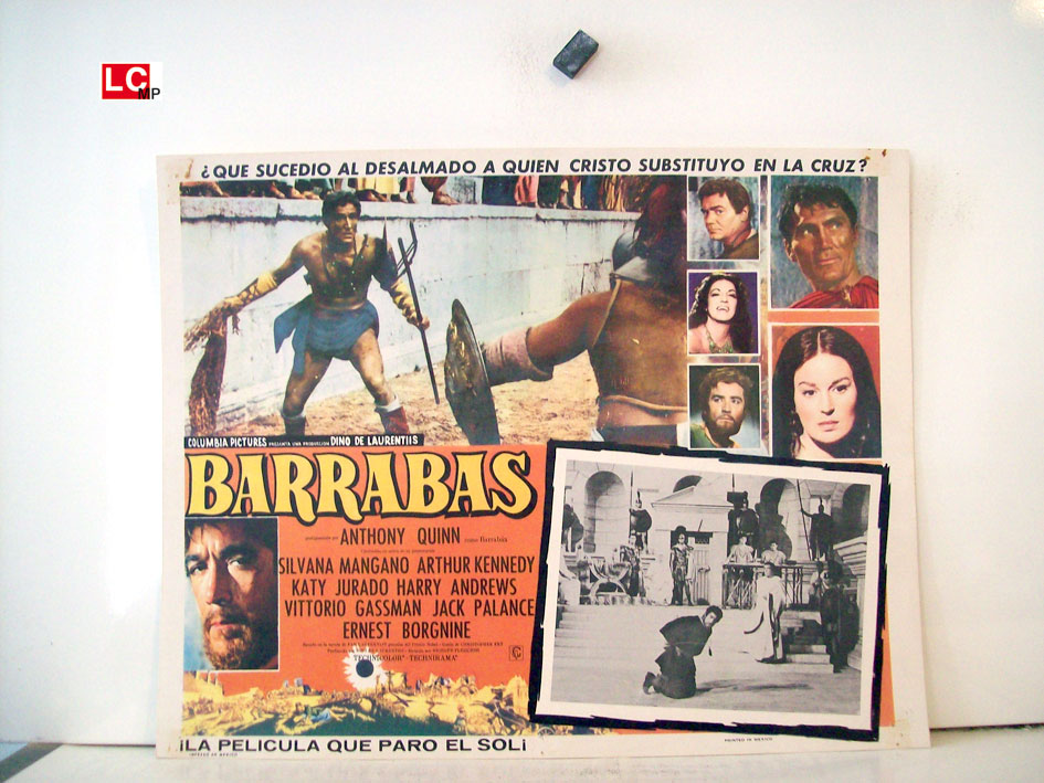 "BARRABAS" MOVIE POSTER - "BARRABAS" MOVIE POSTER