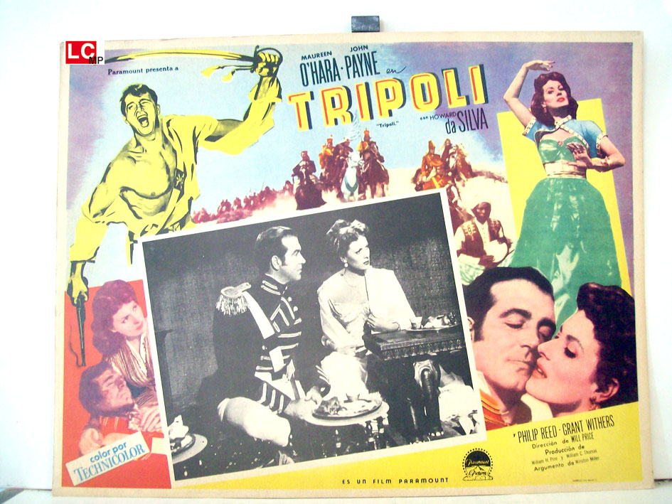 "TRIPOLI" MOVIE POSTER - "TRIPOLI" MOVIE POSTER