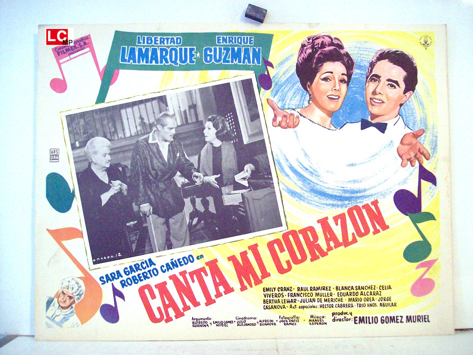 "CANTA MI CORAZON" MOVIE POSTER - "CANTA MI CORAZON" MOVIE POSTER