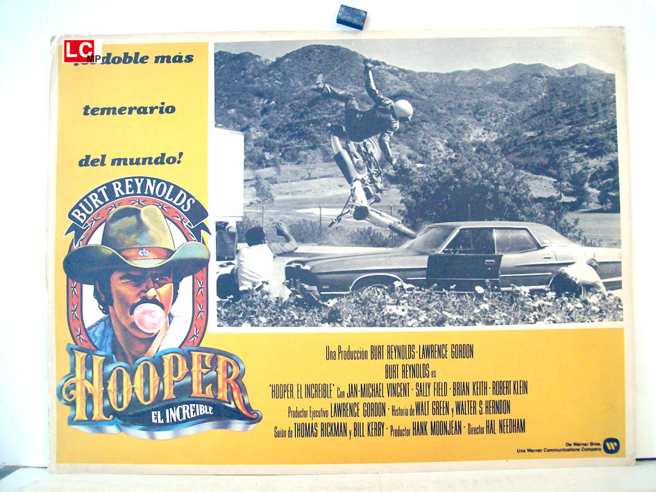 "HOOPER EL INCREIBLE" MOVIE POSTER - "HOOPER" MOVIE POSTER