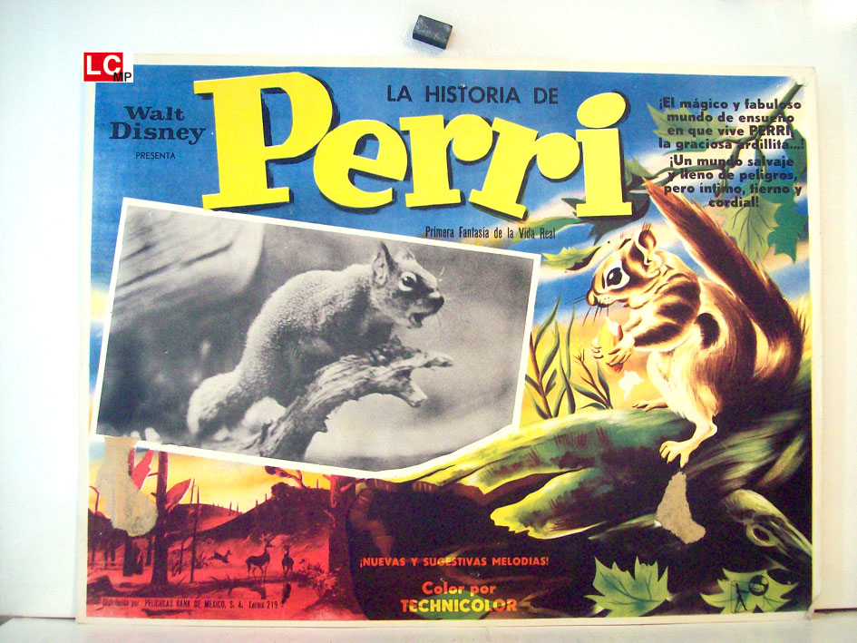 "AVENTURES DE PERRI, LES" MOVIE POSTER - "PERRI" MOVIE POSTER