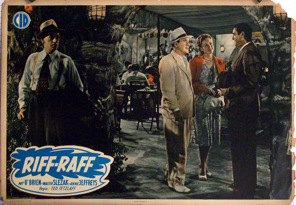 "RIFF-RAFF" MOVIE POSTER - "RIFF-RAFF" MOVIE POSTER