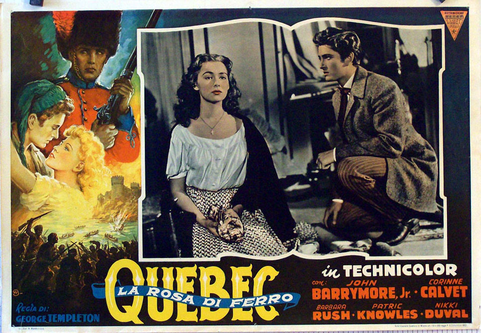 "QUEBEC" MOVIE POSTER - "QUEBEC" MOVIE POSTER