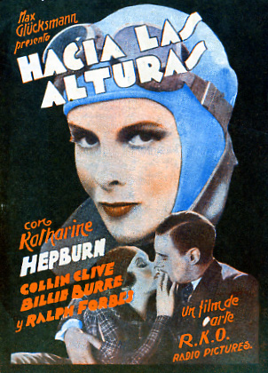 "HACIA LAS ALTURAS" MOVIE POSTER - "CHRISTOPHER STRONG" MOVIE POSTER