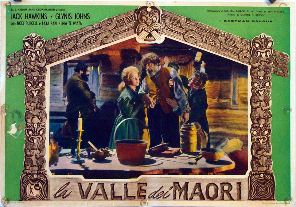 "LA VALLE DEI MAORI" MOVIE POSTER - "THE SEEKERS" MOVIE POSTER