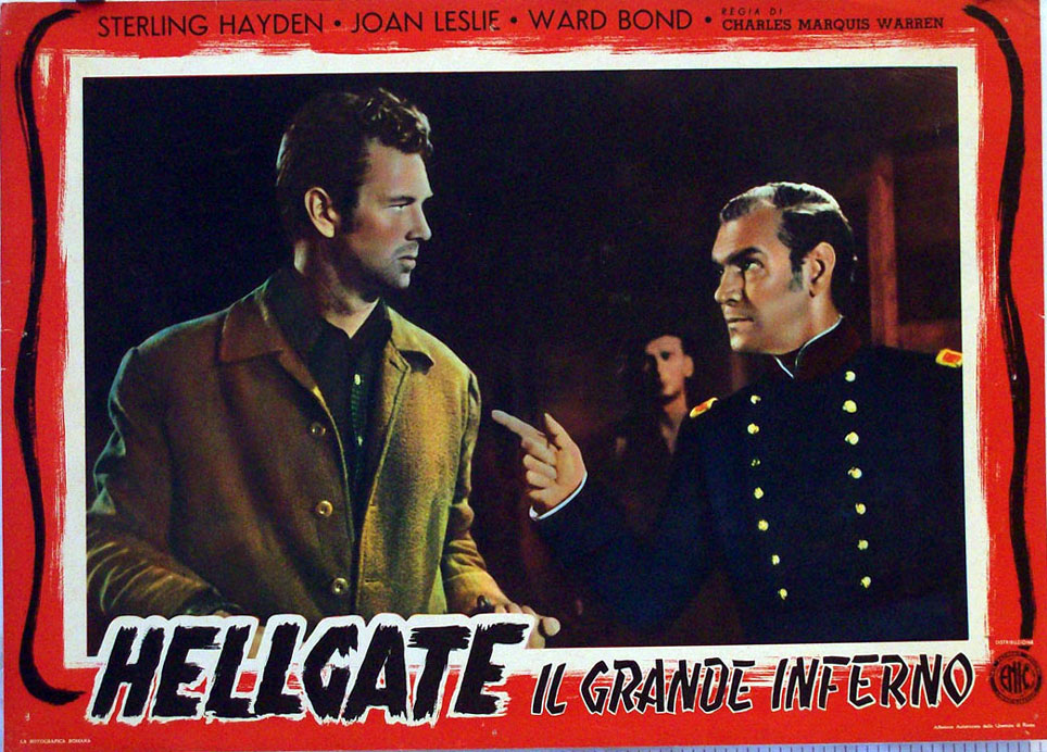 "HELLGATE IL GRANDE INFERNO" MOVIE POSTER - "HELLGATE" MOVIE POSTER